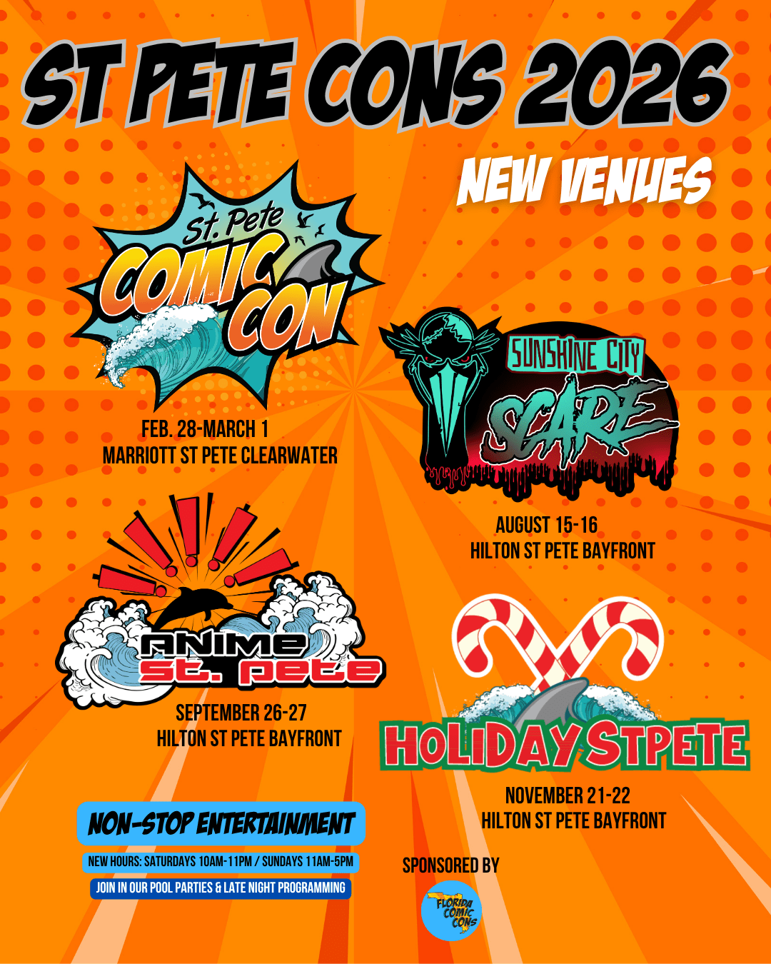 St. Pete Cons Enter a New Era in 2026 - Florida Comic Cons
